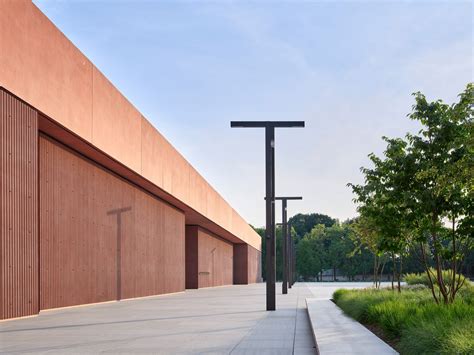 Pink Concrete Defines South Building Wing Of Polish Army Museum
