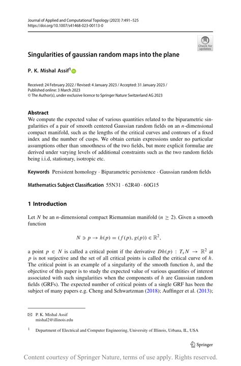 Singularities Of Gaussian Random Maps Into The Plane