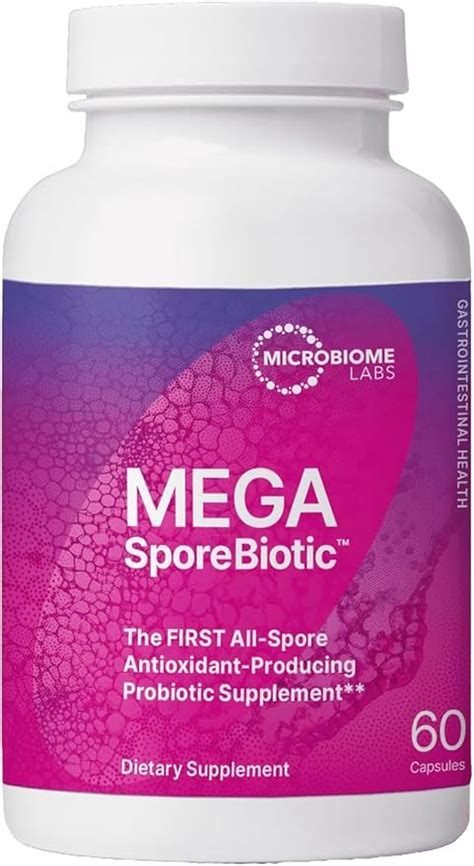 Microbiome Labs Megasporebiotic Probiotics For Women And Men Spore