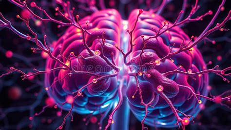 A Stunning Visual Exploration Of Intricate Brain Nerve Cells Detailed Aigenerated Medical