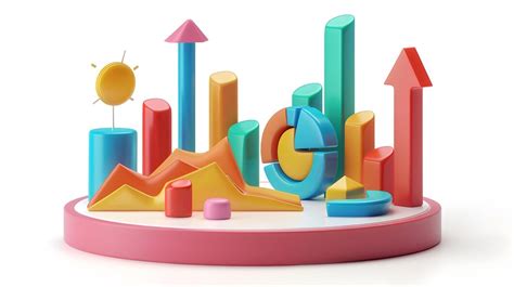 3d Cartoon Icon Data Analysis Insights Symbol For Statistical Analysis