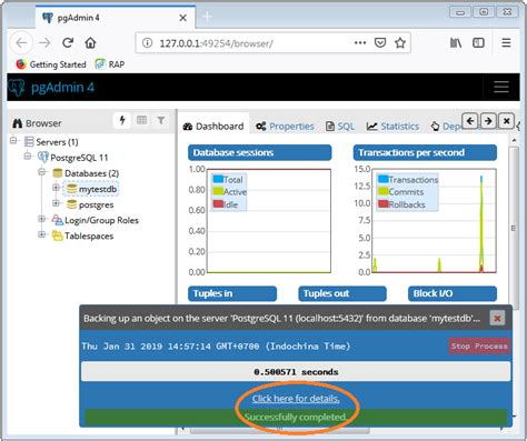 Backup And Restore PostGres Database With PgAdmin O Planning Org
