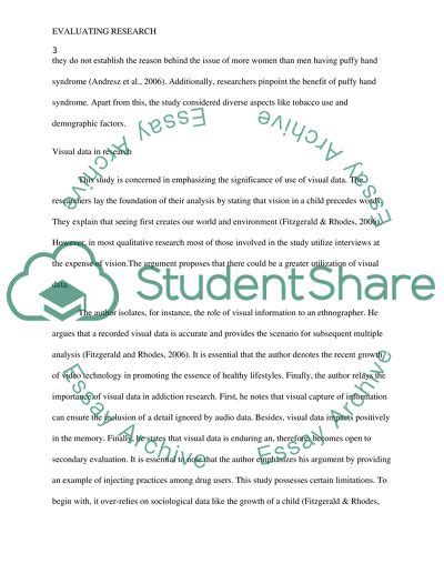 Evaluating Research Paper Example Topics And Well Written Essays