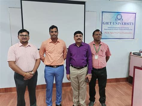 Phdscholar Thesisdefense Gietgunupur Supervision Dr Akash Kumar Bhoi