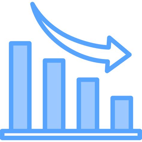 Recession Generic Blue Icon