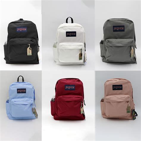 Jansport Backpacks Plain Colors Red