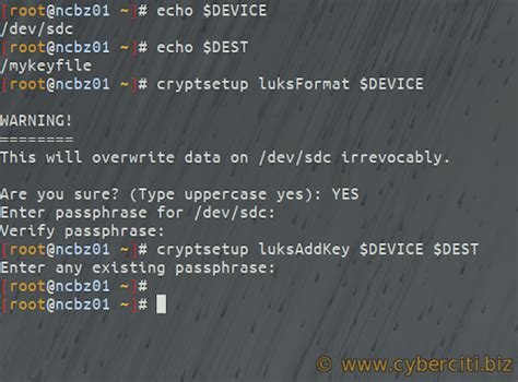 How To Enable Luks Disk Encryption With Keyfile On Linux Nixcraft