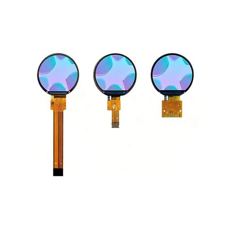 0 99 Inch Circular Oled Display With 128×115 Resolution And Spi 4 Interface Dalian Eastern