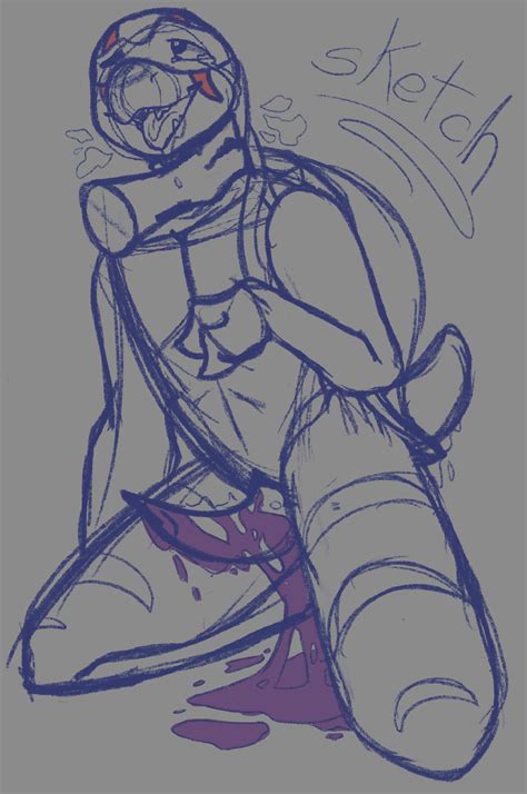 Rule 34 Choking Cum Drool Drooling Drooling Tongue Leonardo On Knees