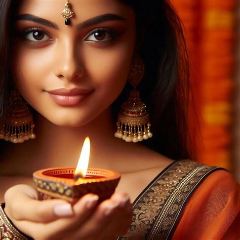 디발리 페스티벌 배너 디발리 축제 디발리 카드 다채로운 점토 디아 램프와 보라색 배경에 꽃 프리미엄 Ai 생성 이미지