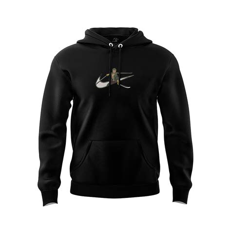 Zoro Three Sword Style Nicelogo One Piece Embroidered Hoodie Animebape