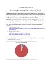 Mastering Descriptive Statistics And Graphs For Database Course Hero