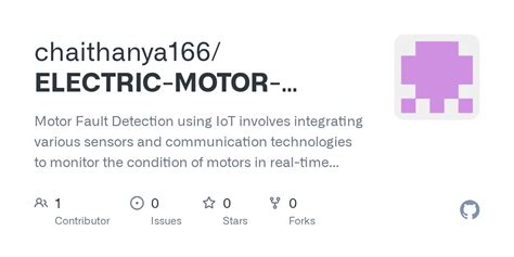 Github Chaithanya Electric Motor Fault Detection System Using Iot Motor Fault Detection