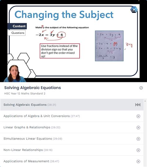 Atar Notes Complete Course Videos Hsc Year 12 Maths Standard 2