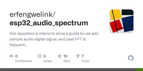 GitHub Erfengwelink Esp32 Audio Spectrum This Repository Is Intend To Show A Guide To Use Adc