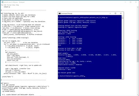 Logistic Regression Using Pytorch With L Bfgs Optimization James D