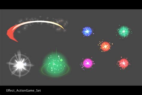 effect actiongame set vfx particles unity asset store