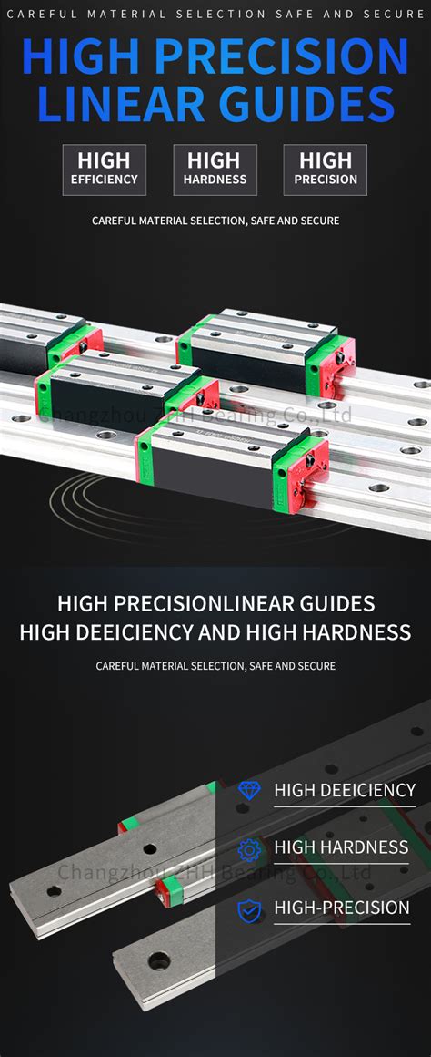 Linear Guide Rail Bearing And Slide Block Linear Motion Guide China Linear Guide Railways And