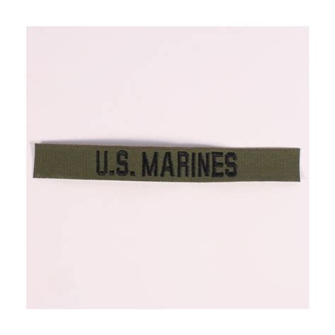 Us Marines Name Tape For Over The Chest Pocket