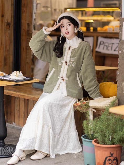 Womens Dress Coats Winter Modern Hanfu Set Fashion Hanfu