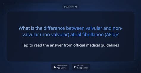 What Is The Difference Between Valvular And Non Valvular Non Valvular