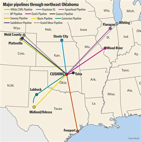 Where Is Cushing Oklahoma On A Map At Tommy Brannan Blog