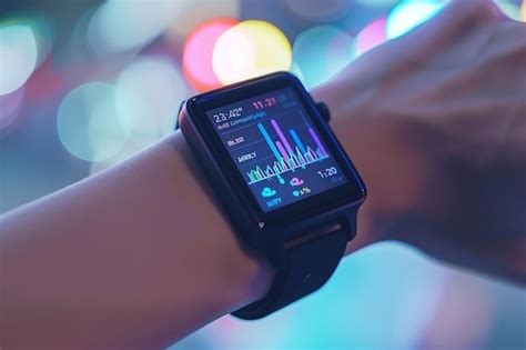 Premium Photo A Closeup Of A Fitness Tracker On A Wrist Displayi