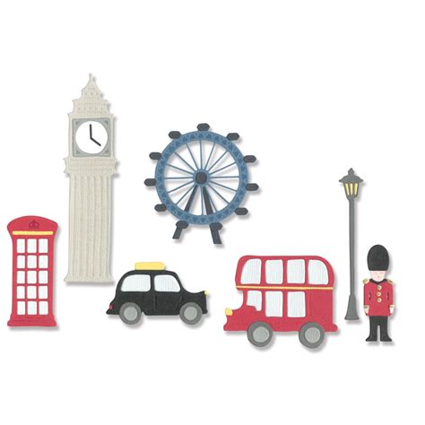 Sizzix Thinlits Die Set 9pk In The City Uk