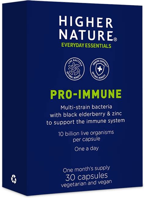 Higher Nature Pro Immune 30 Capsules Medino