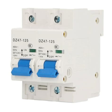Interlock Circuit Breaker Dual Power Transfer Switch Ac450v Din Rail