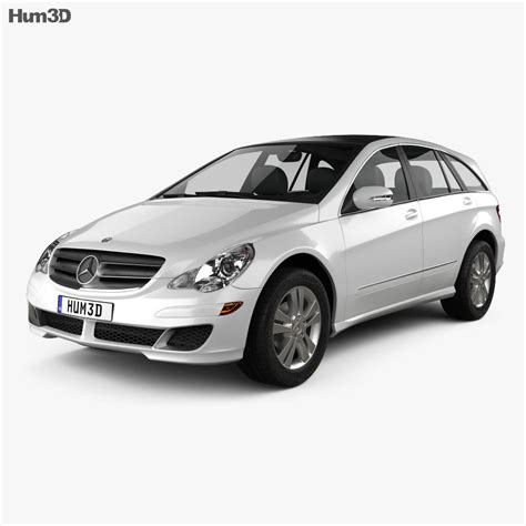 Mercedes Benz R Class W251 2010 3d Model Download Wagon Car On