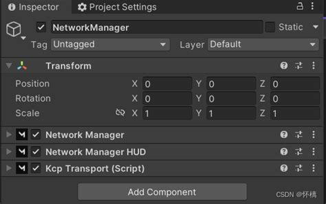Unity——mirror学习（01）unity Mirror Csdn博客