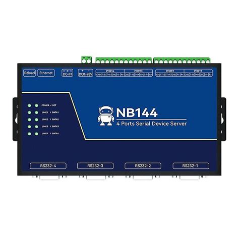 Modbus Storage Gateway Rs485 Rs232 Rs422 Zu Ethernet Isoliert 4 Kanal