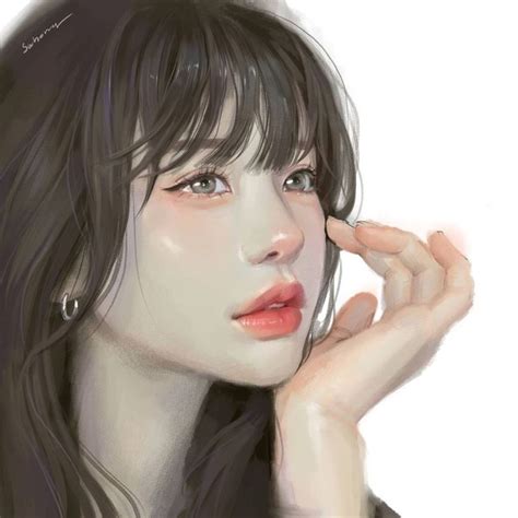 수홍 On Instagram 생각 중💡 드로잉 디지털드로잉 아이패드드로잉 프로크리에이트 그림 아트 그림러 인물소묘 인체드로잉 그림문의 인물화