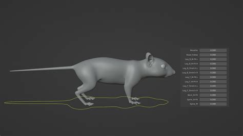 Chipmunk Animation Vfx Grace 3d Model Animated Rigged Cgtrader
