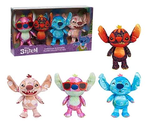 Brinquedo De Pelúcia Just Play Stitch 4 Elementos Do Colecio Frete Grátis