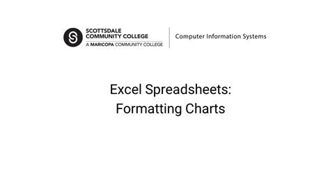 Formatting Charts In Ms Excel Youtube
