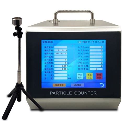 Y09 550 Laser Air Particle Counter Nano Instrument