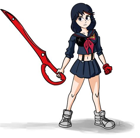 Late Night Ryuko Drawing By Scuttlebarry On Newgrounds