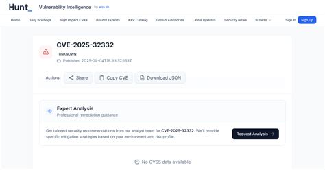 Cve 2025 32332 Unknown Severity Vulnerability Huntdb