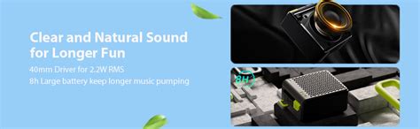 Edifier MP Mini Bluetooth Speaker Portable Speakers With Bluetooth V Hour Playtime For