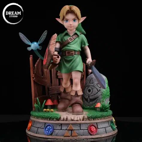 The Legends Of Zelda Dream Studio Link Ocarina Of Time Resin Statue