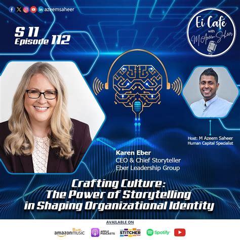 M Azeem Saheer Pcc On Linkedin Podcastalert Storytelling Leadership Organizationalculture…
