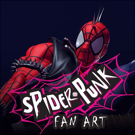 Artstation Spiderpunk Fan Art