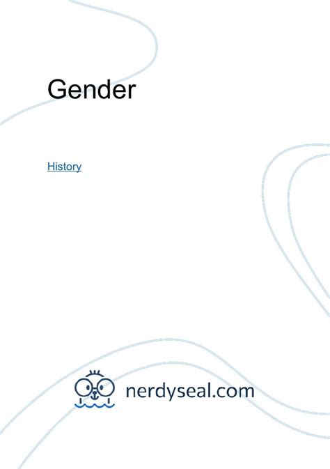 Gender 269 Words Nerdyseal