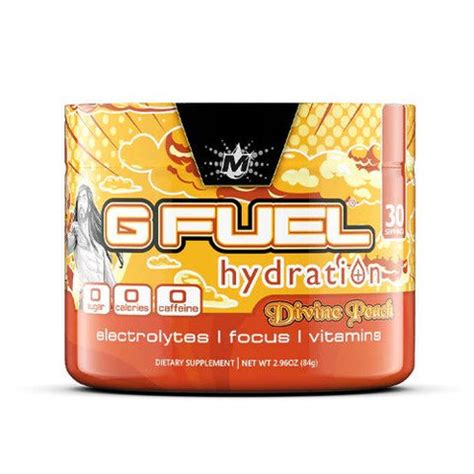G Fuel Hydration Formula Moistcr1tikals Divine Peach Tub 30 Servings