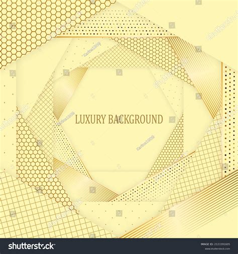 Yellow Geometric Background Vector Illustration Stock Vector Royalty Free 2123391605