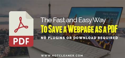handy way to save any webpage as a pdf
