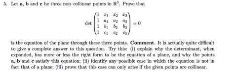 Solved Let A B And C Be Three Non Collinear Points In Chegg