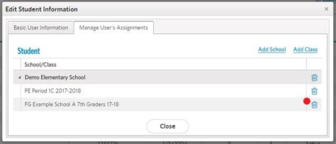 Delete Class FitnessGram Software Help